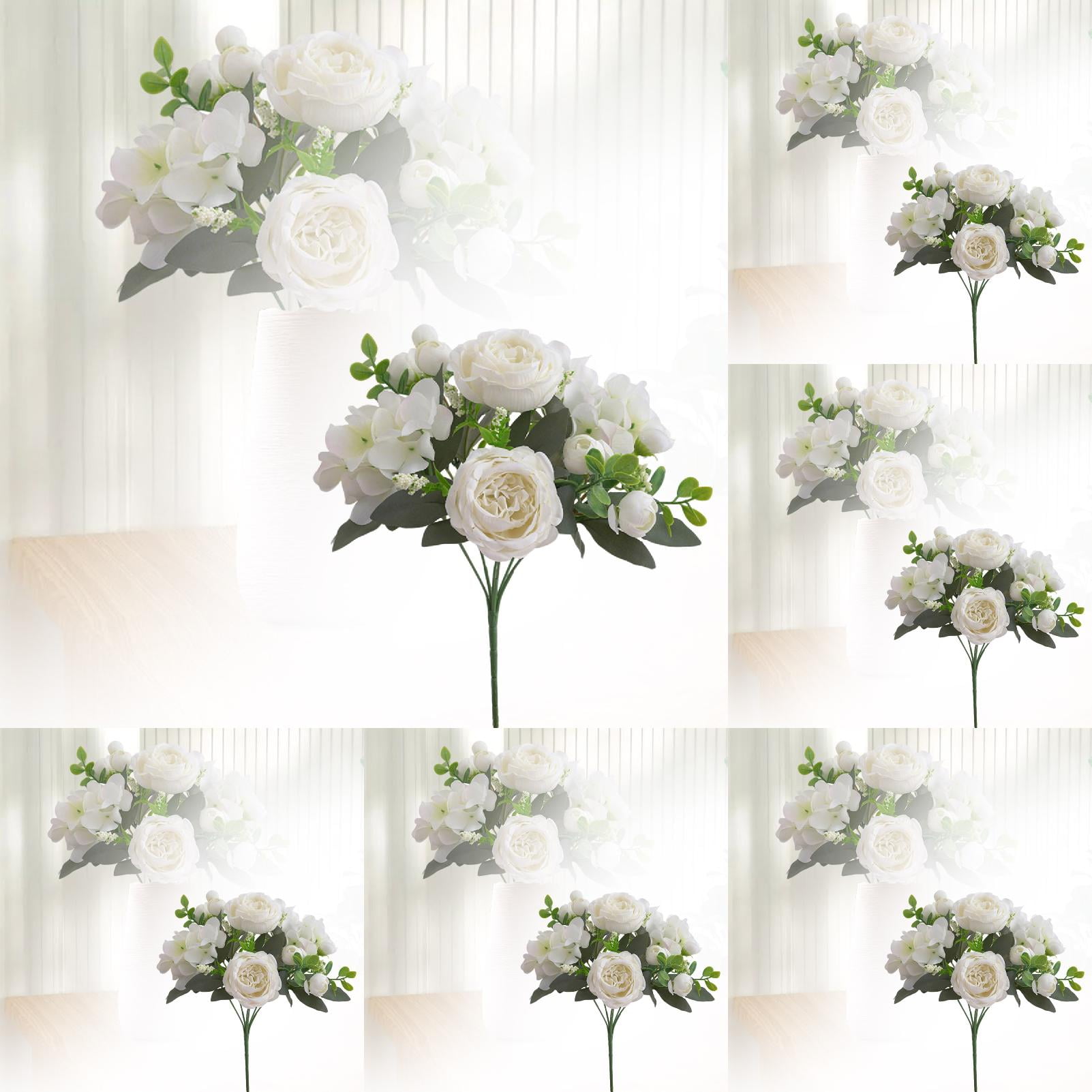 Artificial Peony Bouquet - Realistic Multicolor Peonies for Wedding ...