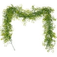 Artificial Peony Flower Garland - 5.9ft Silk Peony Garland Flower Vine ...