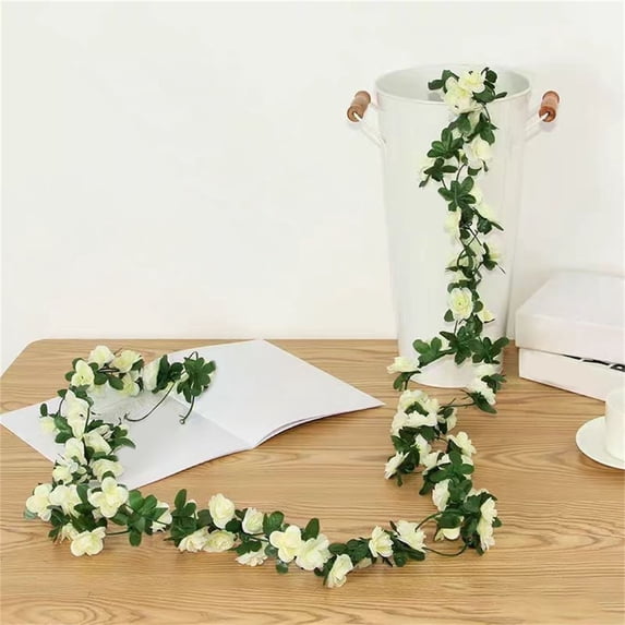 Artificial Peony Flower Garland Hanging Vine 94 Inch, Faux Red Peony ...