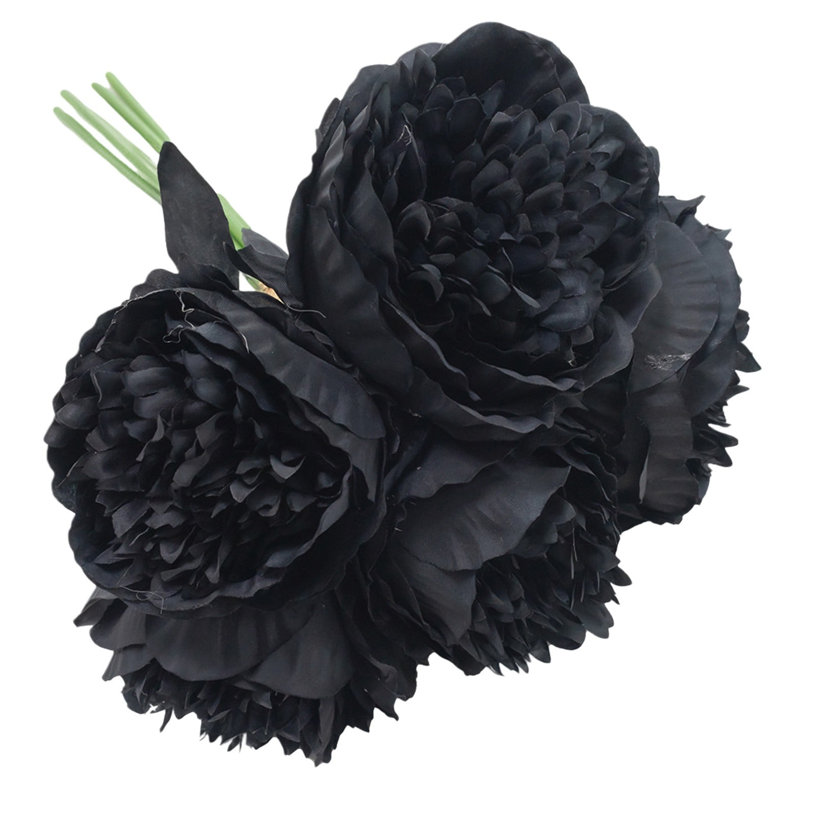 Artificial Peony Flower Stems, 5-Head Bouquet, Wedding Decoration, DIY Floral Arrangements, Home ...
