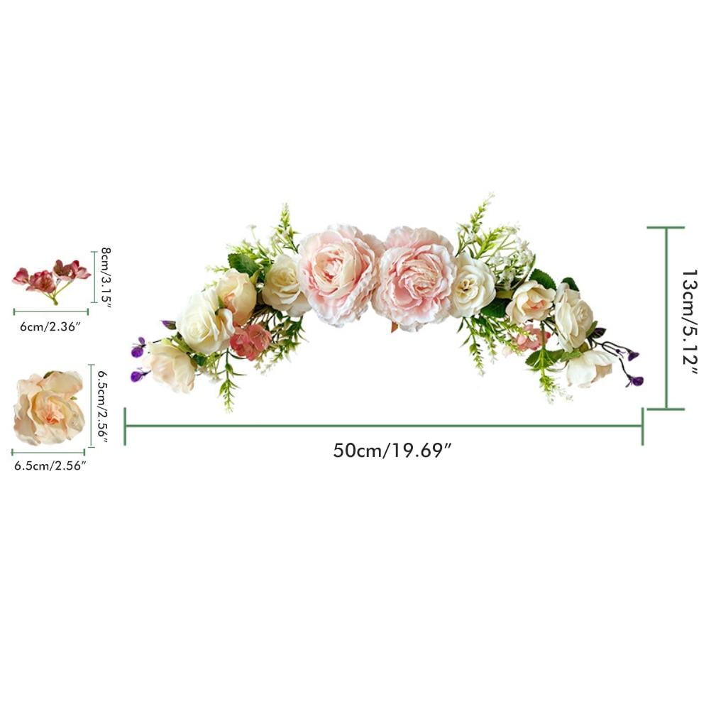 Artificial Peony Flower Swag Wedding Arch Flowers Artificial Floral ...