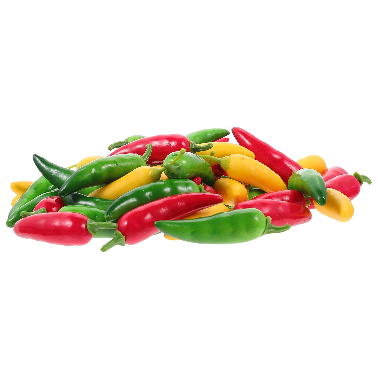 Artificial Pepper 60 Pcs Imitation Chili Fake Peppers Vegetable ...