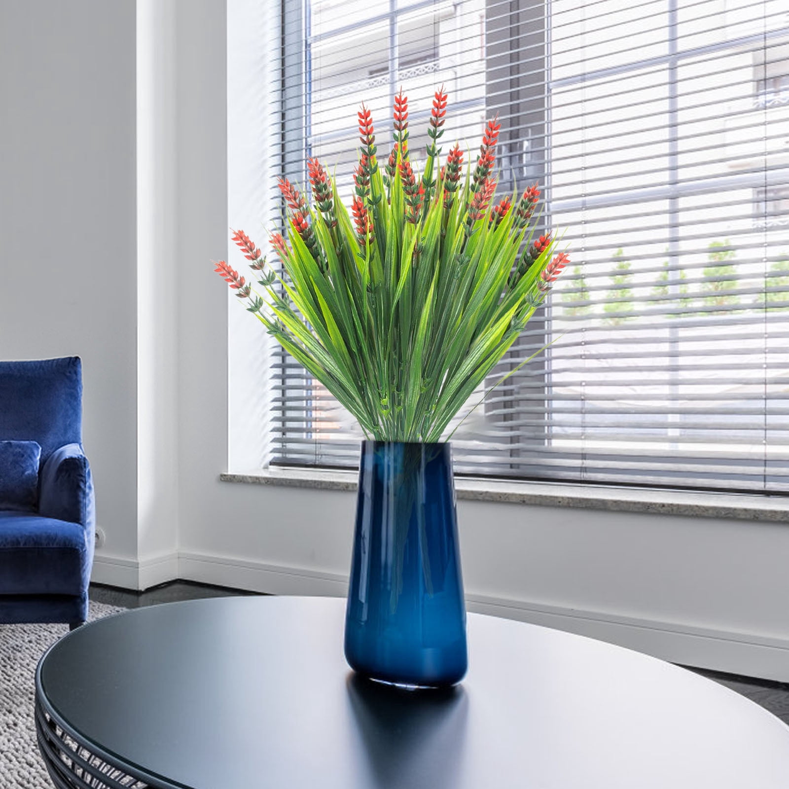 Artificial Peppermint Flowers with Realistic Green Plants & Pointed ...