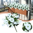 Artificial Petunia Flower Vine, 35cm Simulation Cloth Plant for Home ...