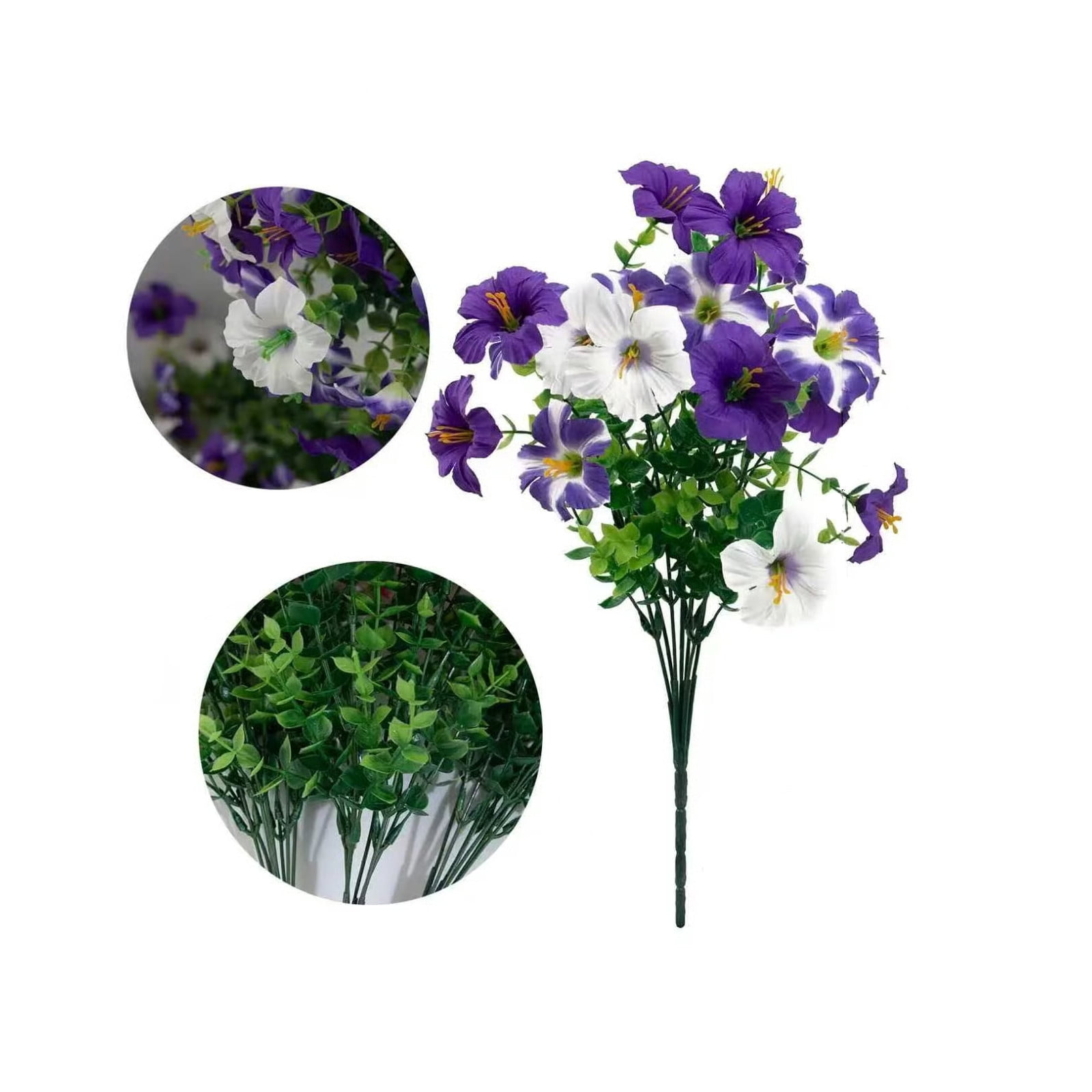 Artificial Petunia Flowers, Outdoor Bouquet, Garden Decoration ...