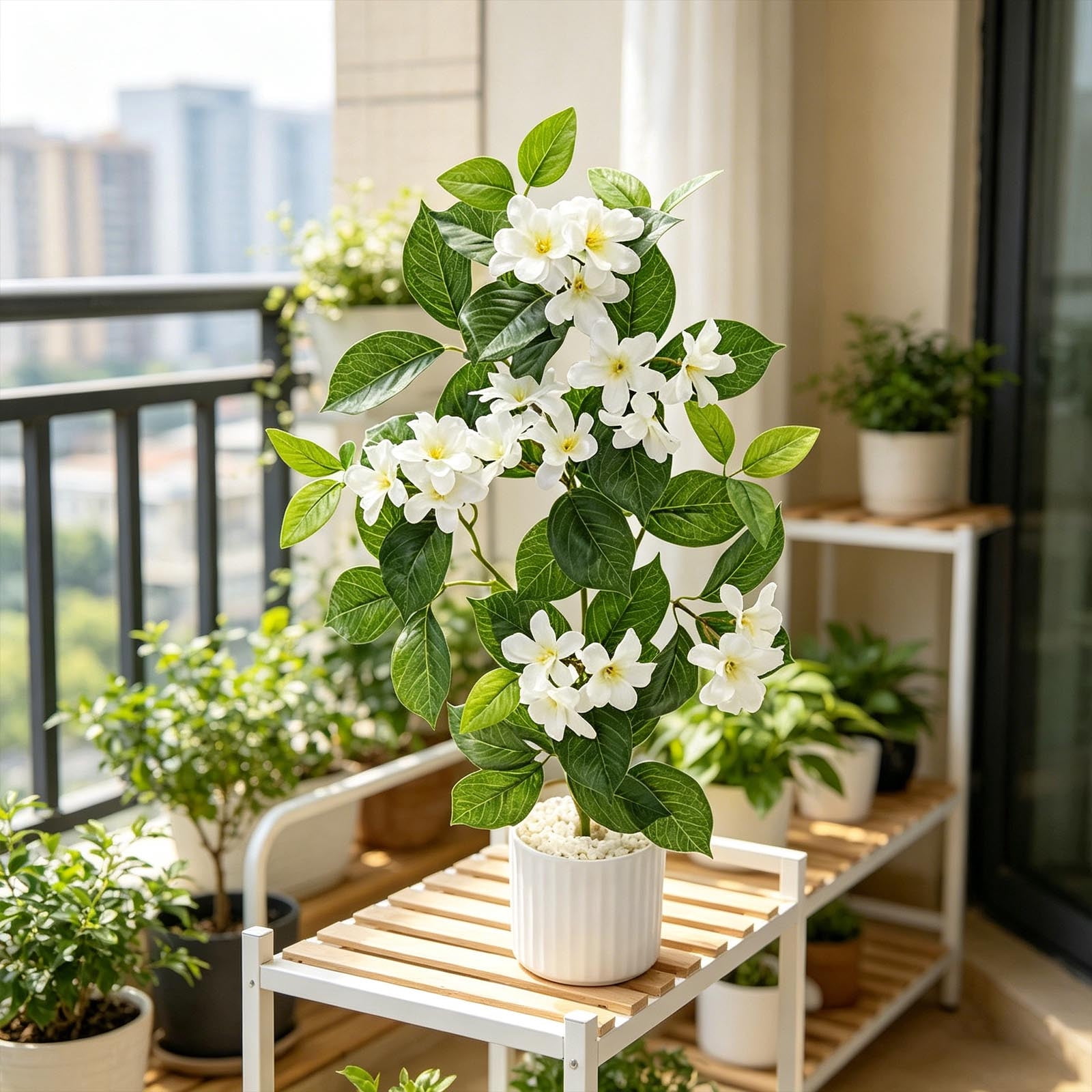 Artificial Phalaenopsis Orchid Faux Flowers for Home Decor Indoor ...