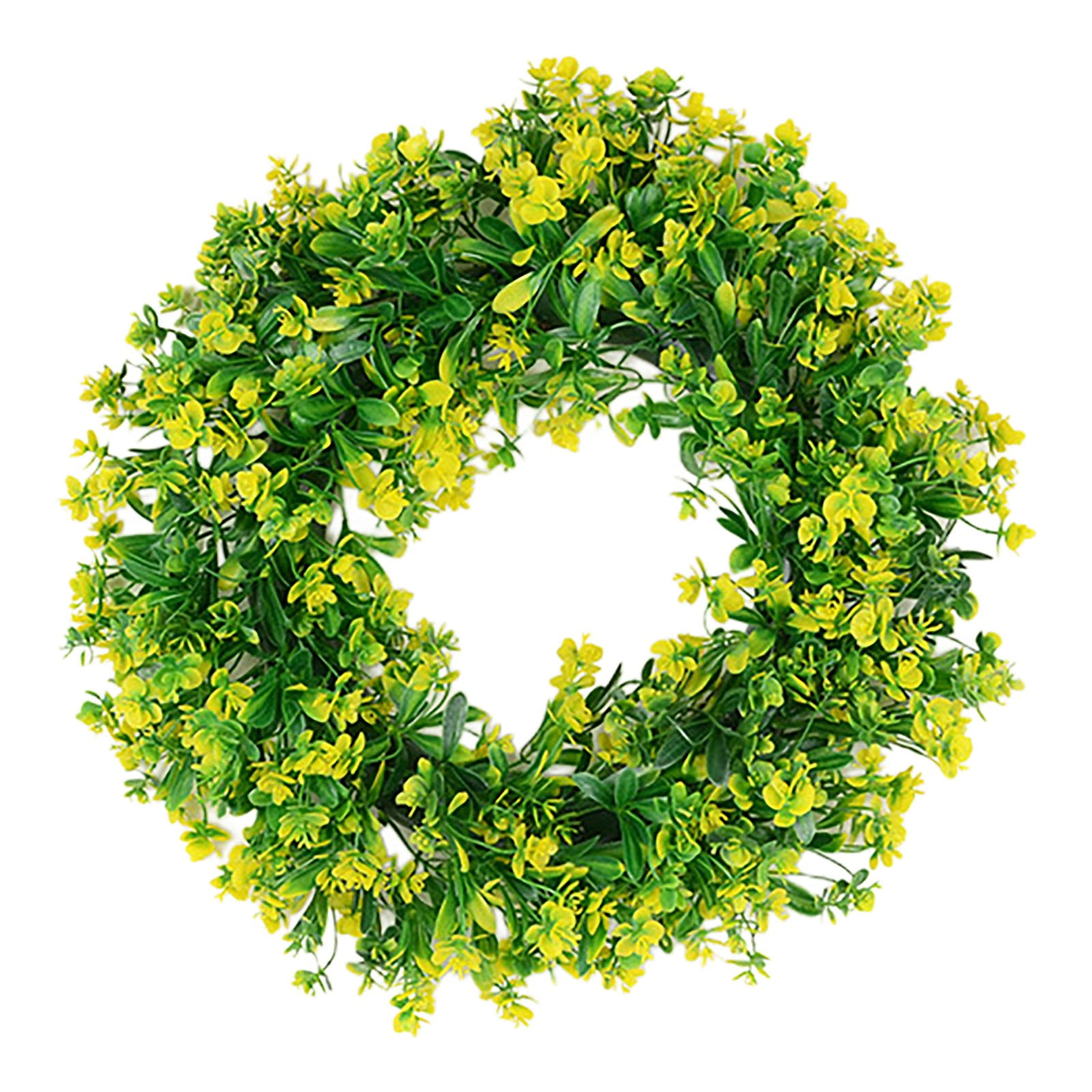 Artificial Phalaenopsis Orchid Wreath, 15In Silk Flower Door Wreath for ...