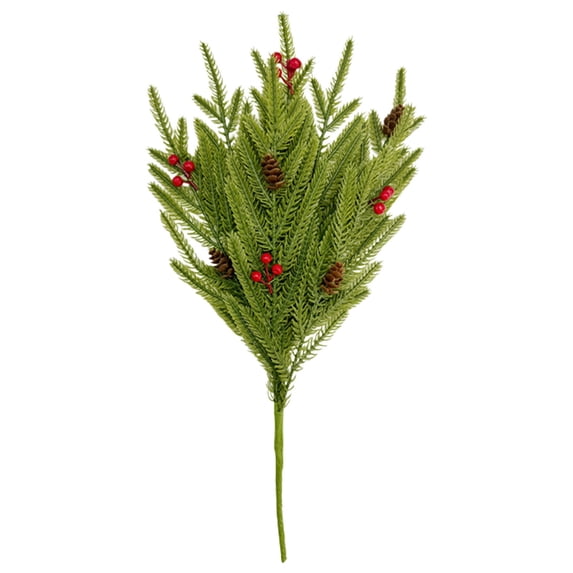 Artificial Pine Sprig Verdsylv Artificial Norfolk Pine Sprig, 8-Head ...