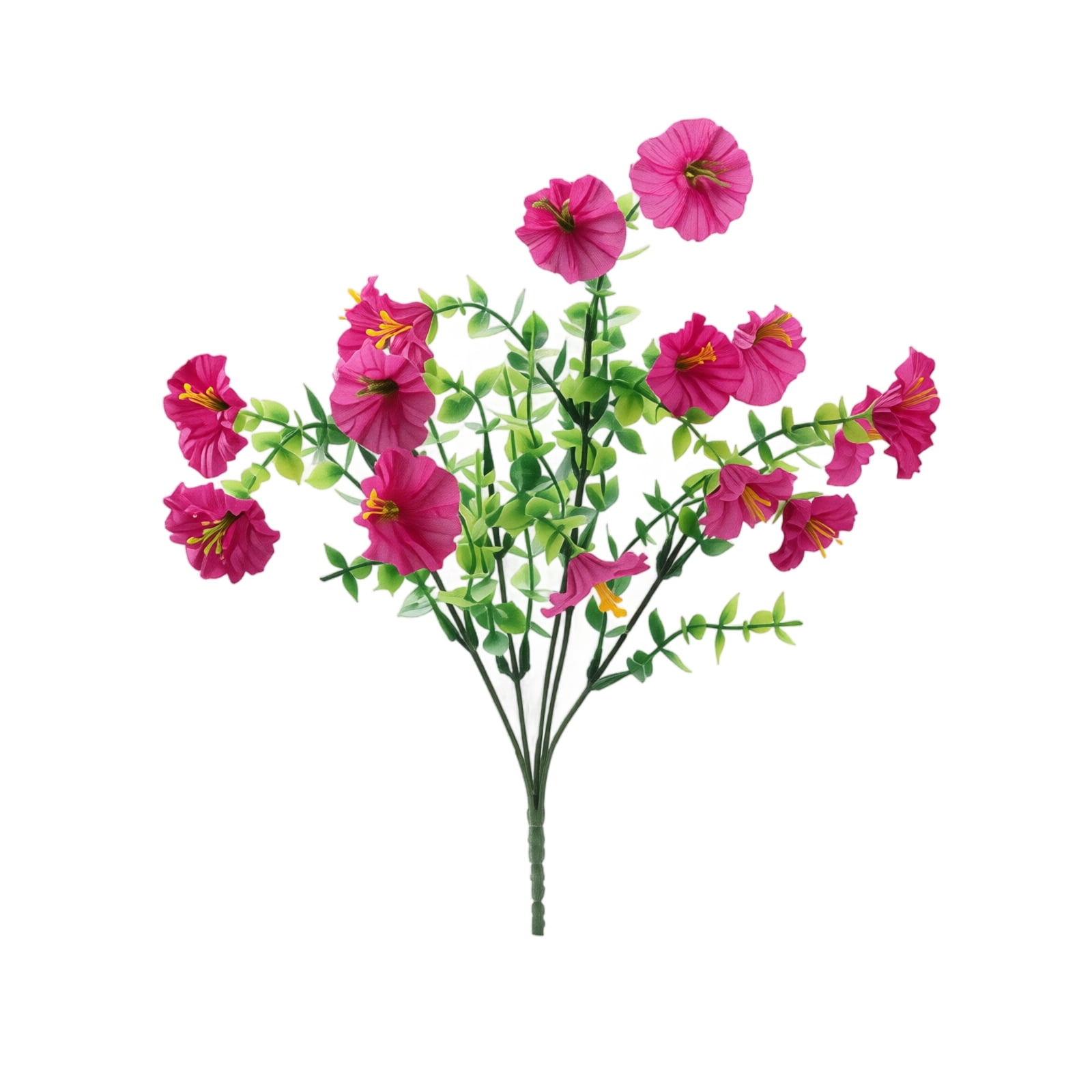 Artificial Pink Simulation Flowers, 1 Bunch Of Faux Decorative Flower ...