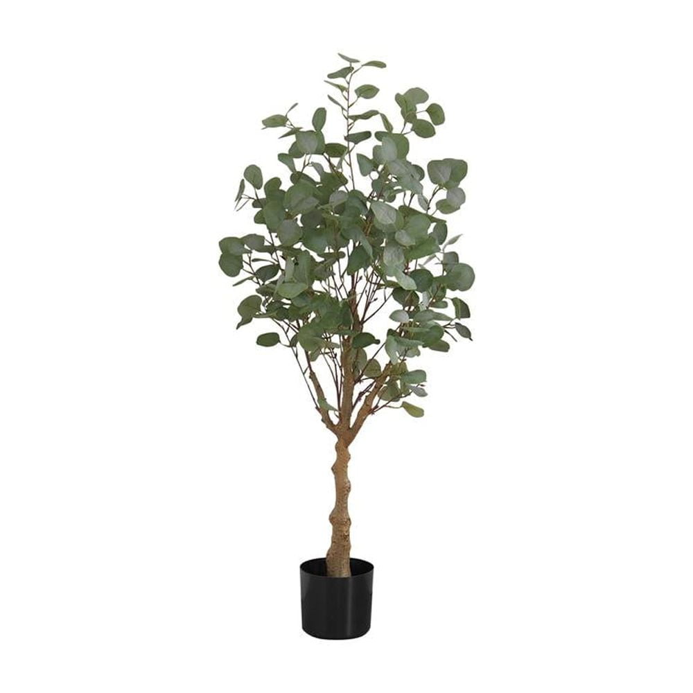 Artificial Plant - 46" Tall - Indoor - Floor - Potted - Green Leaves ...