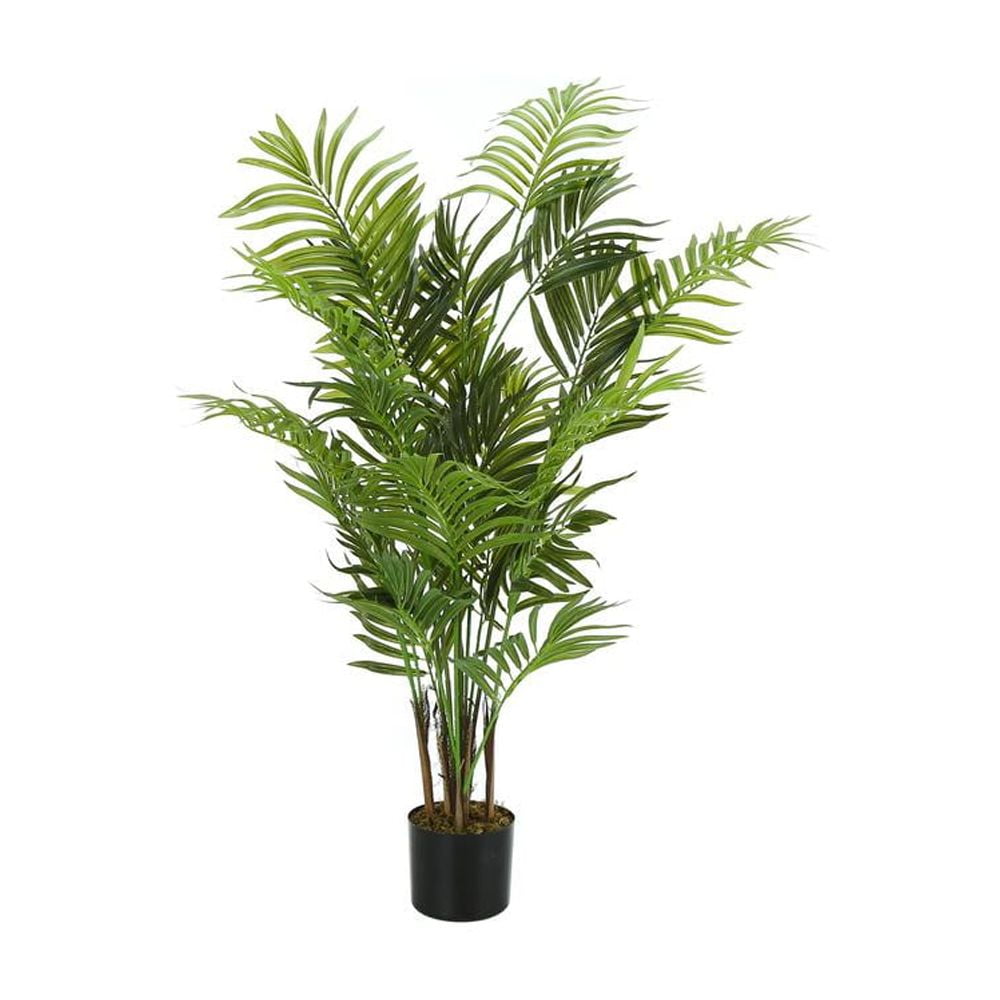 Artificial Plant - 47" Tall - Indoor - Floor - Potted - Green Leaves ...