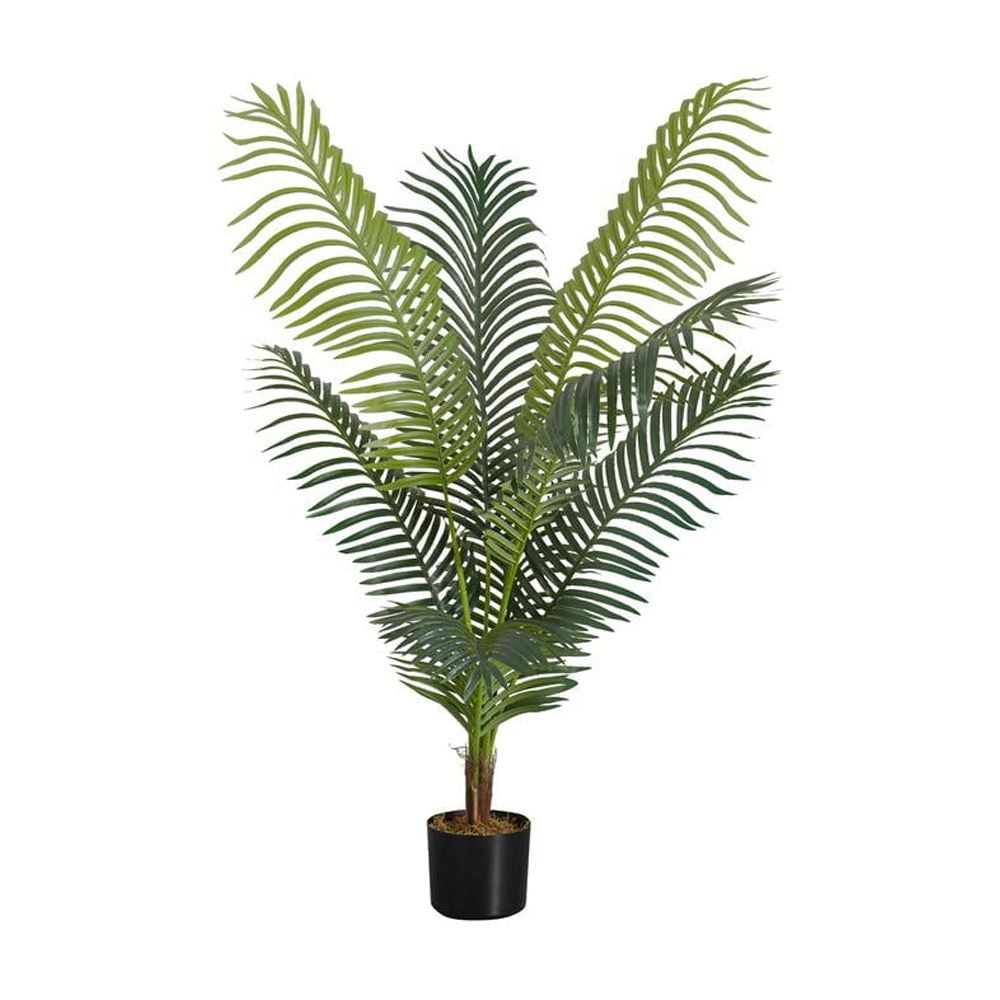 Artificial Plant - 47" Tall - Indoor - Floor - Potted - Green Leaves ...