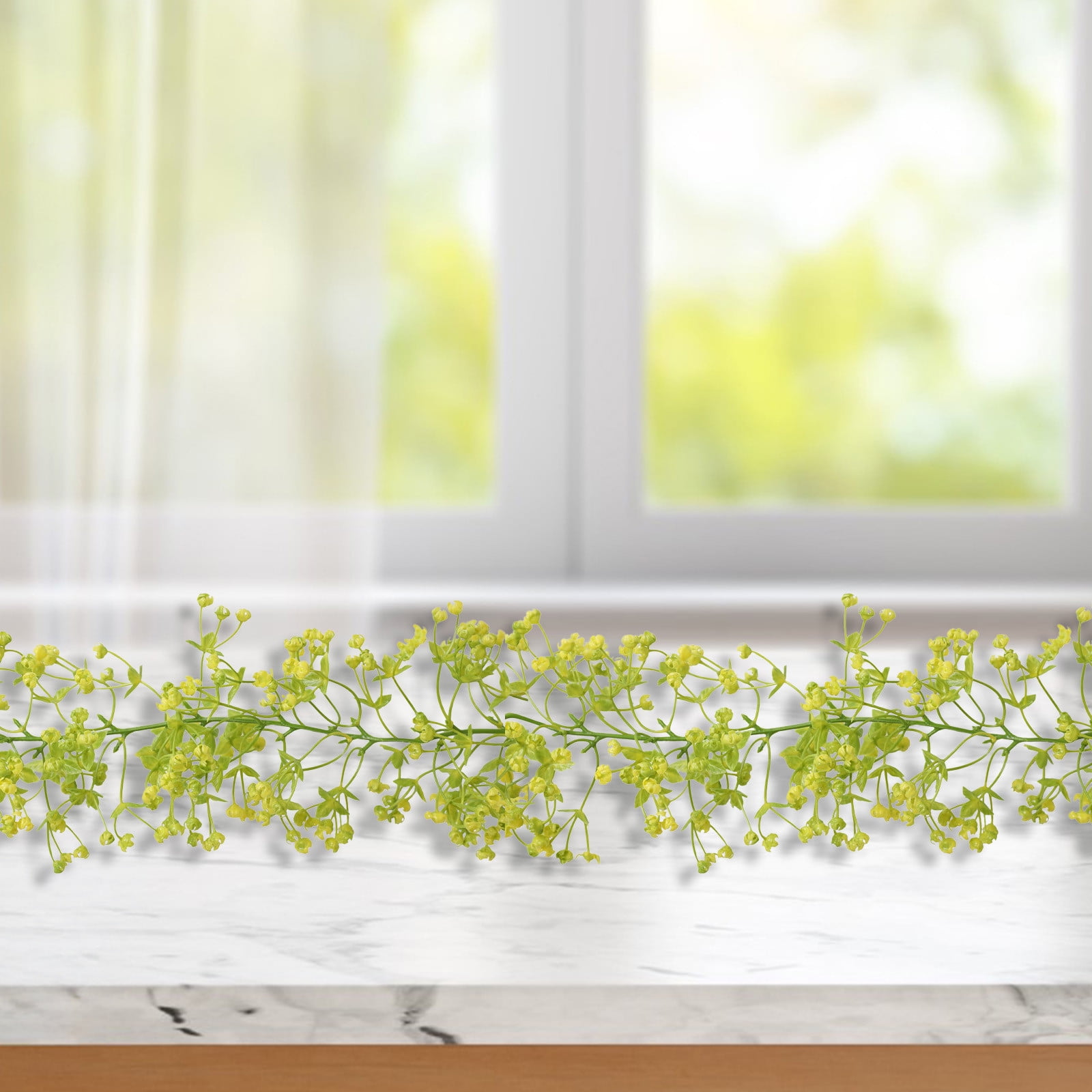 Artificial Plant Flowers Rattan Plant Rattan Fake Green Plant Tree ...