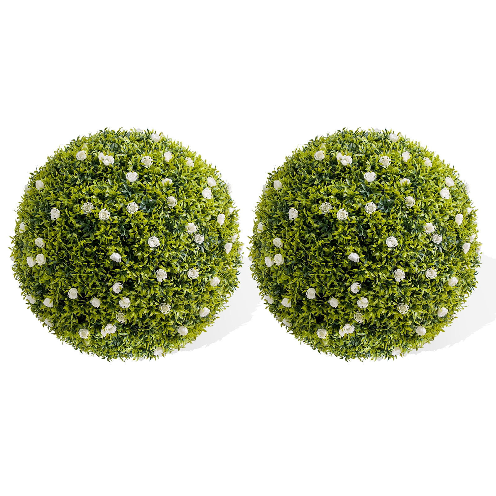 Artificial Plant Topiary Ball Set of 4, Artificial Boxwood Topiary ...