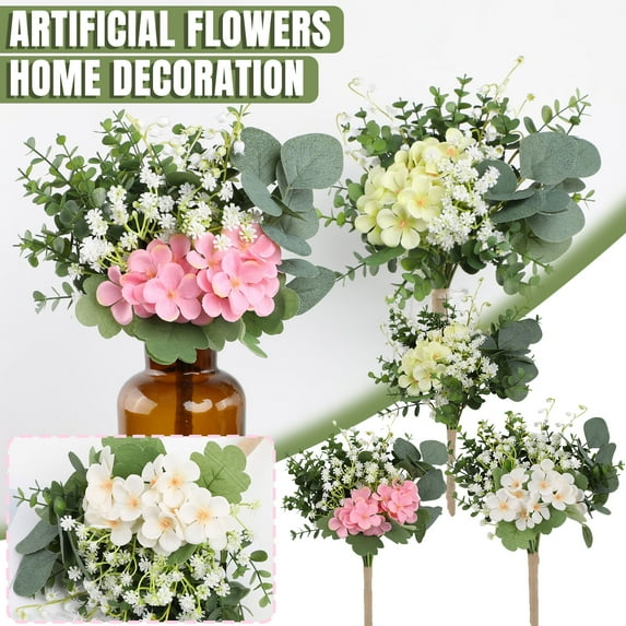 Artificial Plant in Vase Artificial Flowers for Home Decor Wedding ...