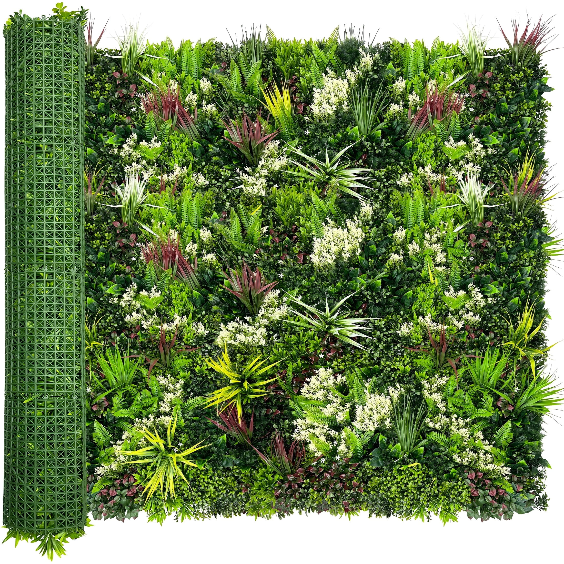 Artificial Plant Wall Panels: 60"×120" UV-Anti Faux Grass Wall Backdrop ...
