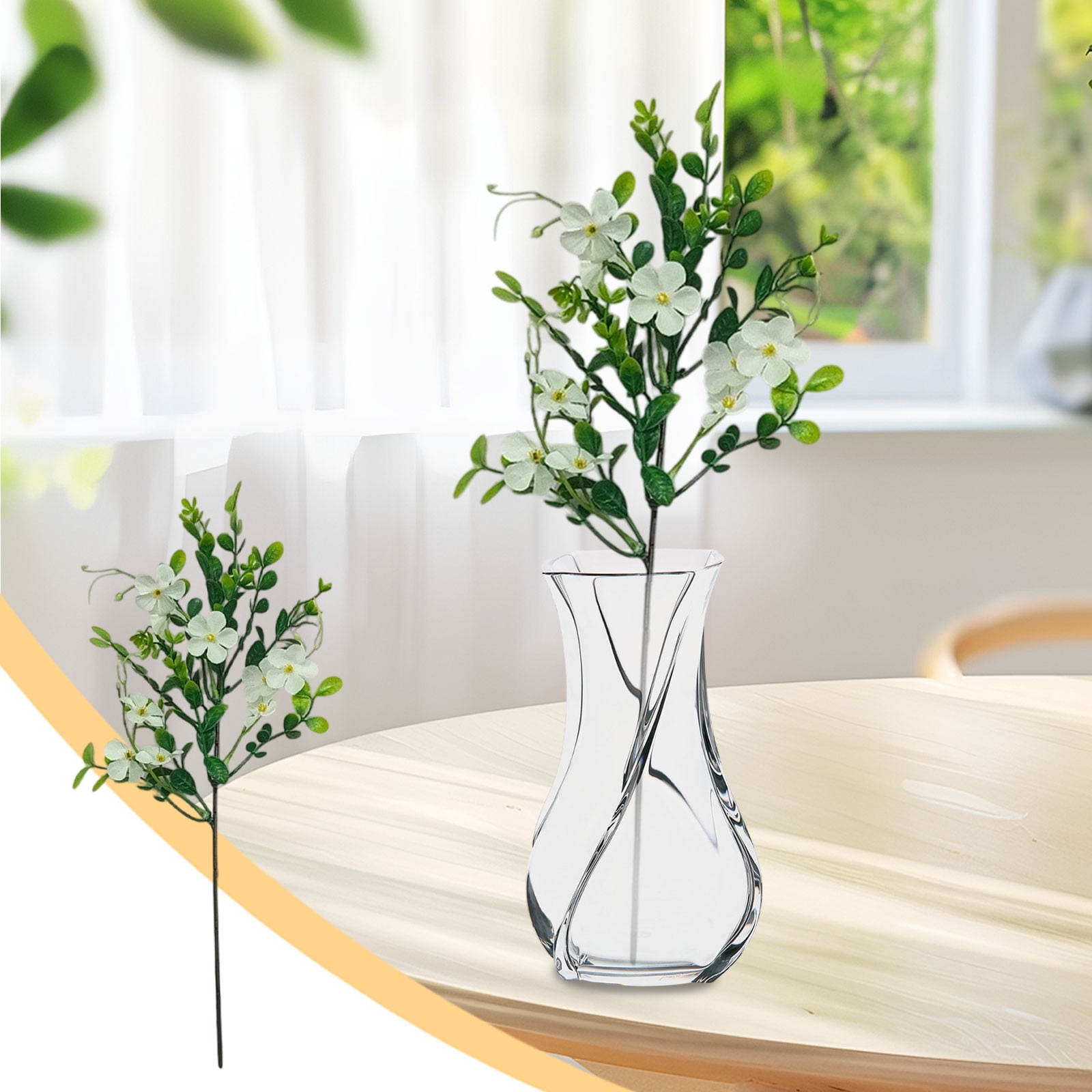 Artificial Plants, Artificial Greenery Stems Faux Twig Plants Fake Leaf ...