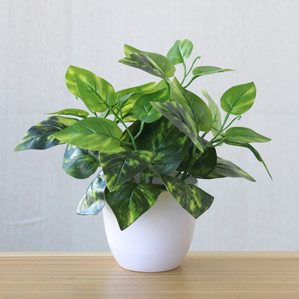 Artificial Plants Bonsai Flower Foliage Plant Simulation Pot Plants ...