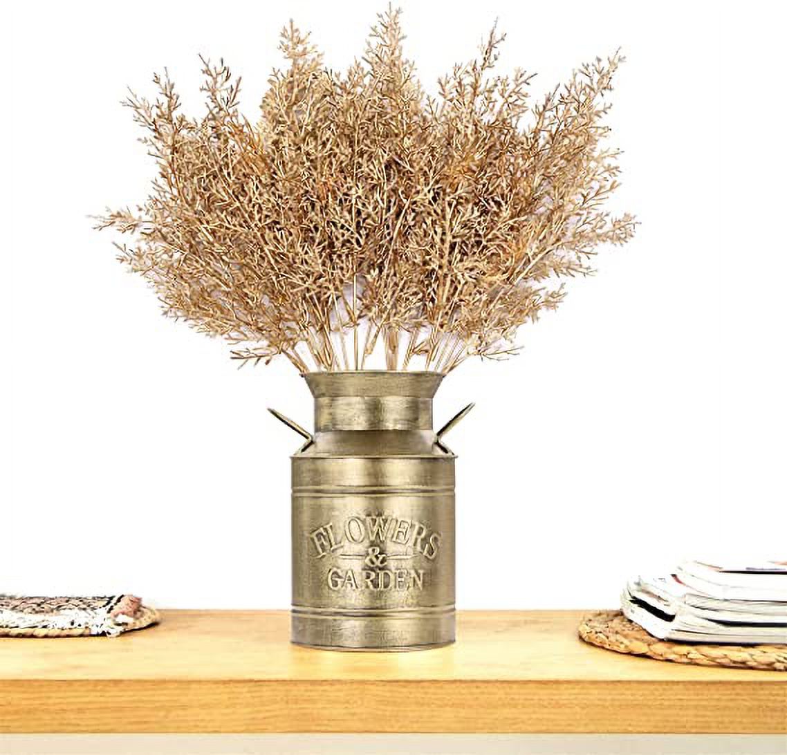 Artificial Plants for Christmas Decor, Gold Antler Grass Bunches Fake ...