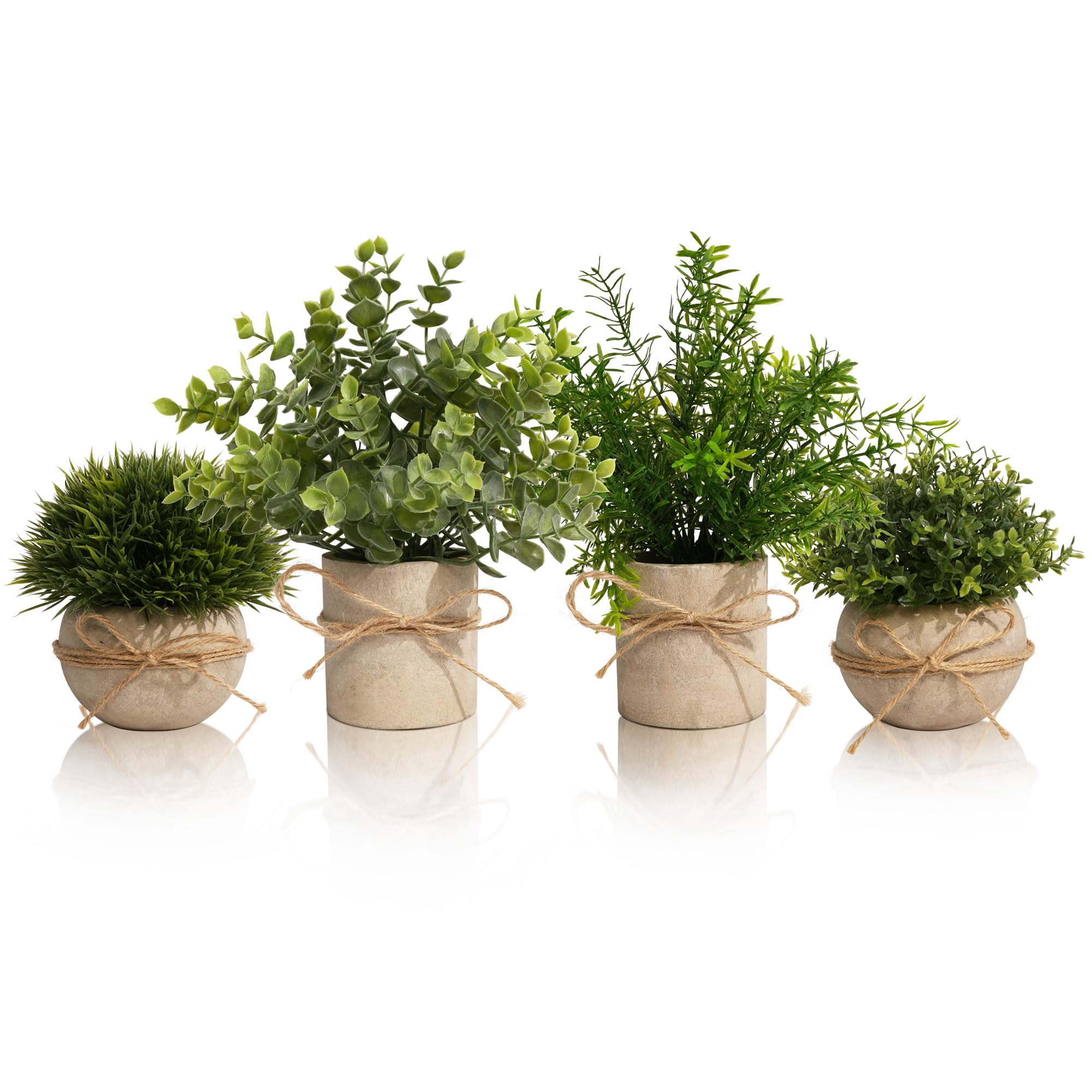 Artificial Plants Green Rosemary I 4 Pack Small Indoor Decor - Walmart.com