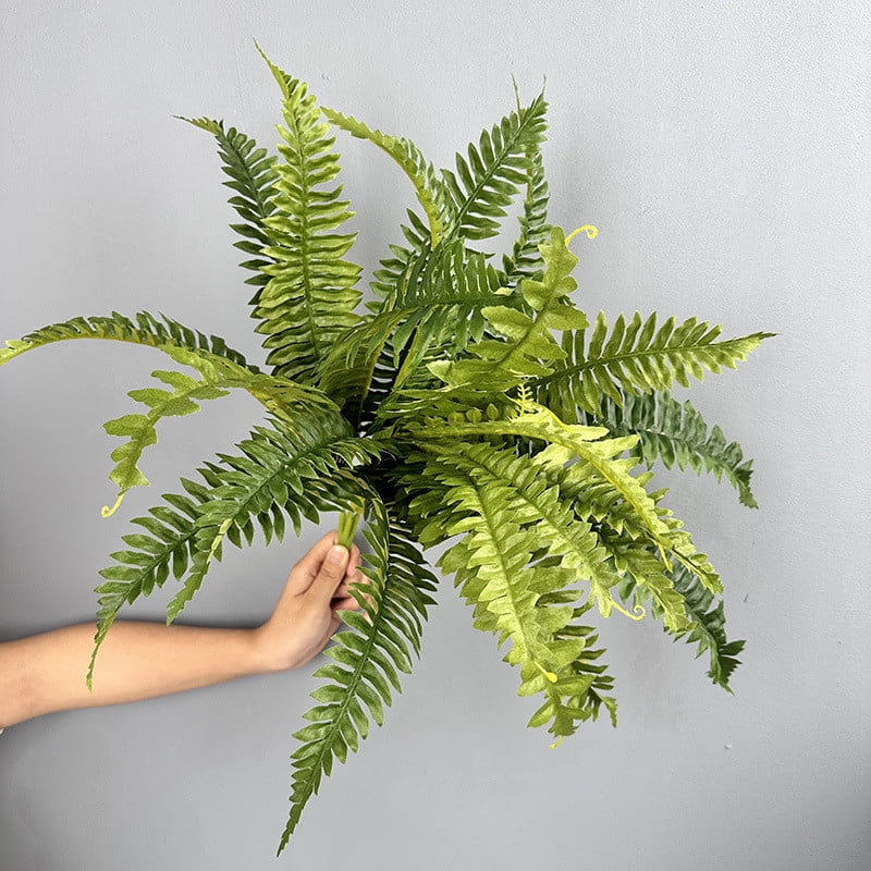 Artificial Plants Indoor Fake Fern 18 Inch Ferns Artificial Plants ...