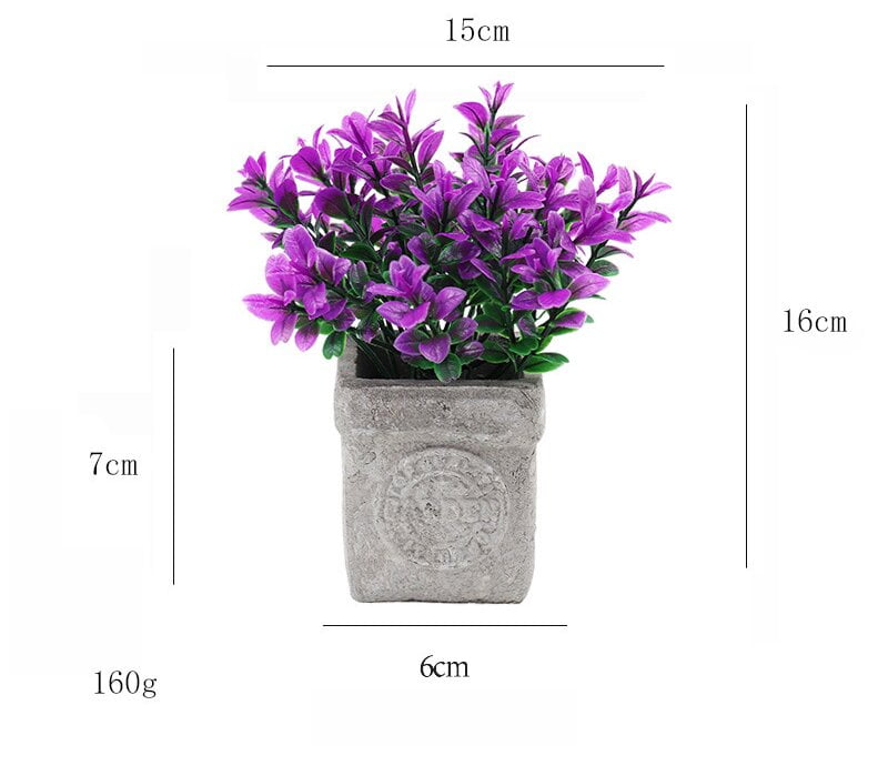 Artificial Plants Indoor, Mini Greenery Plants, Artificial Greenery ...