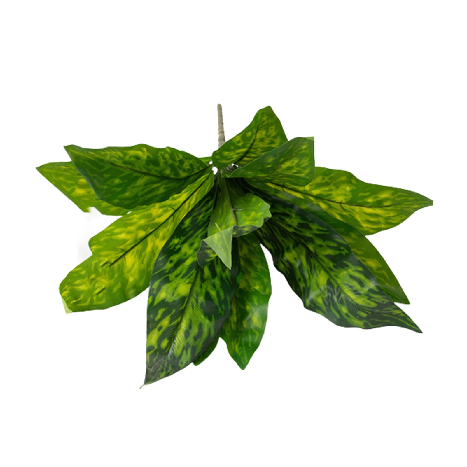 Artificial Plants Leaves Faux Turtle Leaf Fake Tropical Large Palm Tree ...