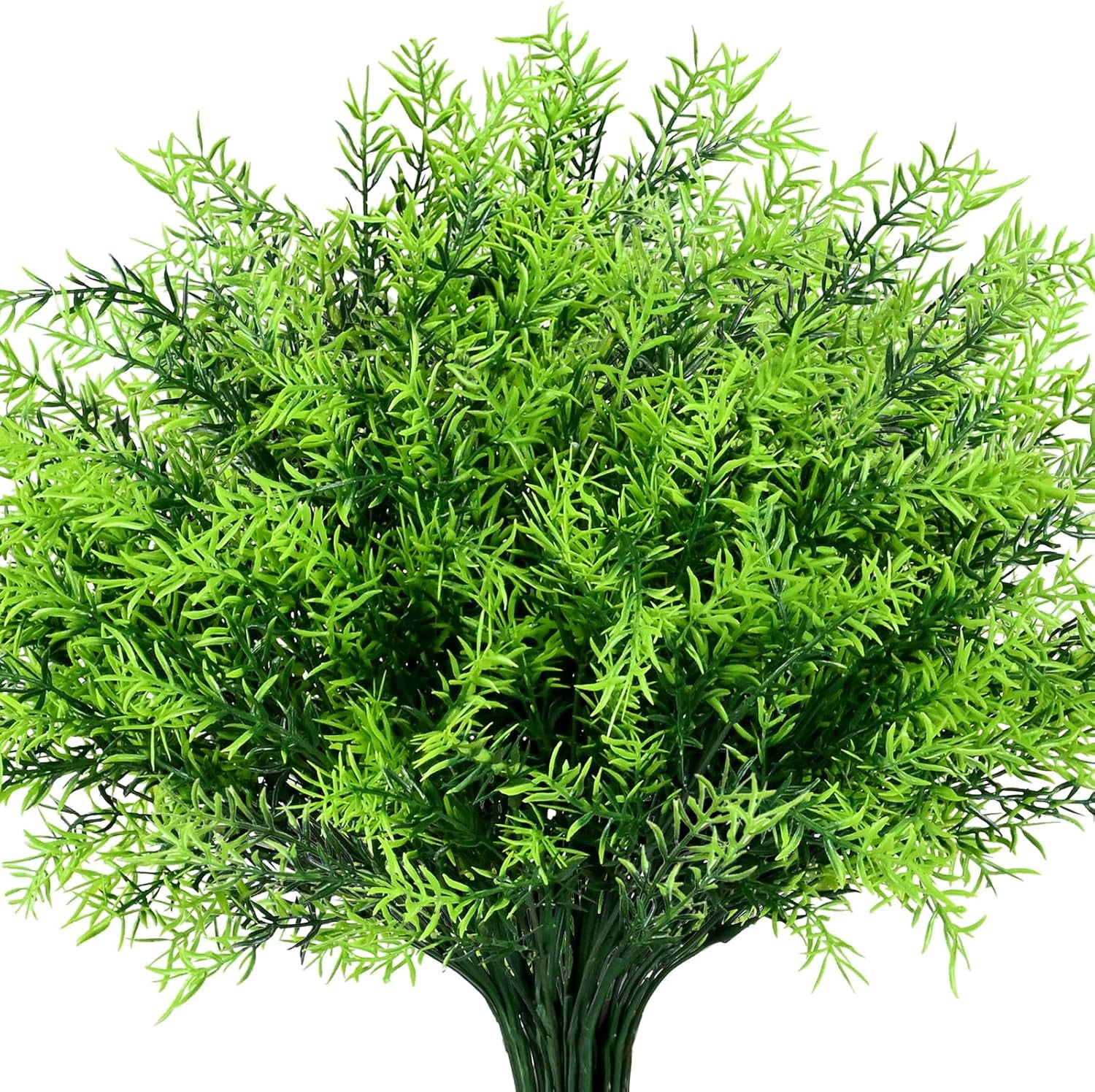 Artificial Plants Outdoor, 10pcs UV Resistant Faux Plants Outdoor, Fake ...