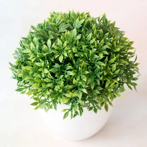 Artificial Plants Potted Bonsai Green Small Tree Plants Fake Flowers ...
