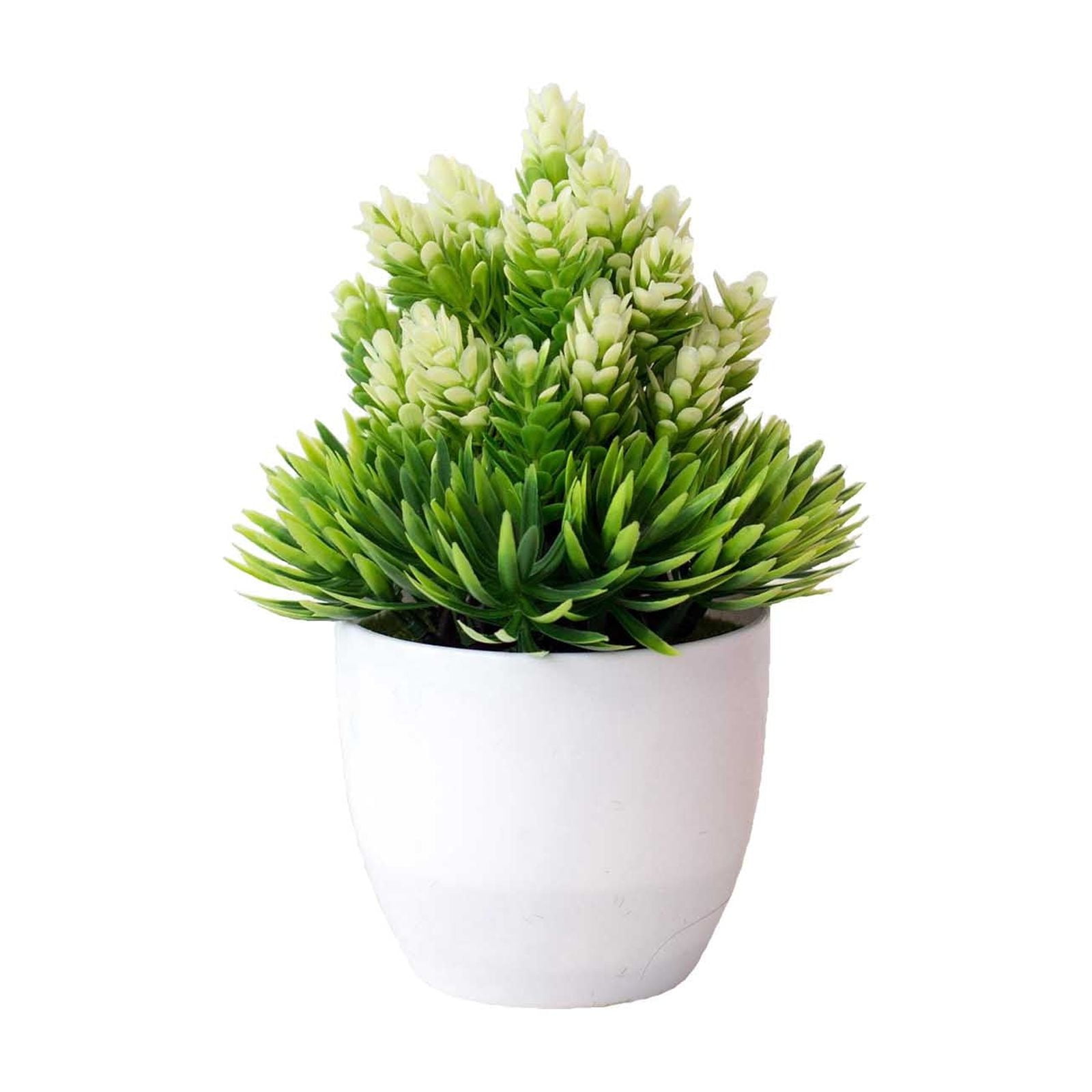 Artificial Plants Potted Small Artificial Bonsai Fake Plants Faux Hops ...