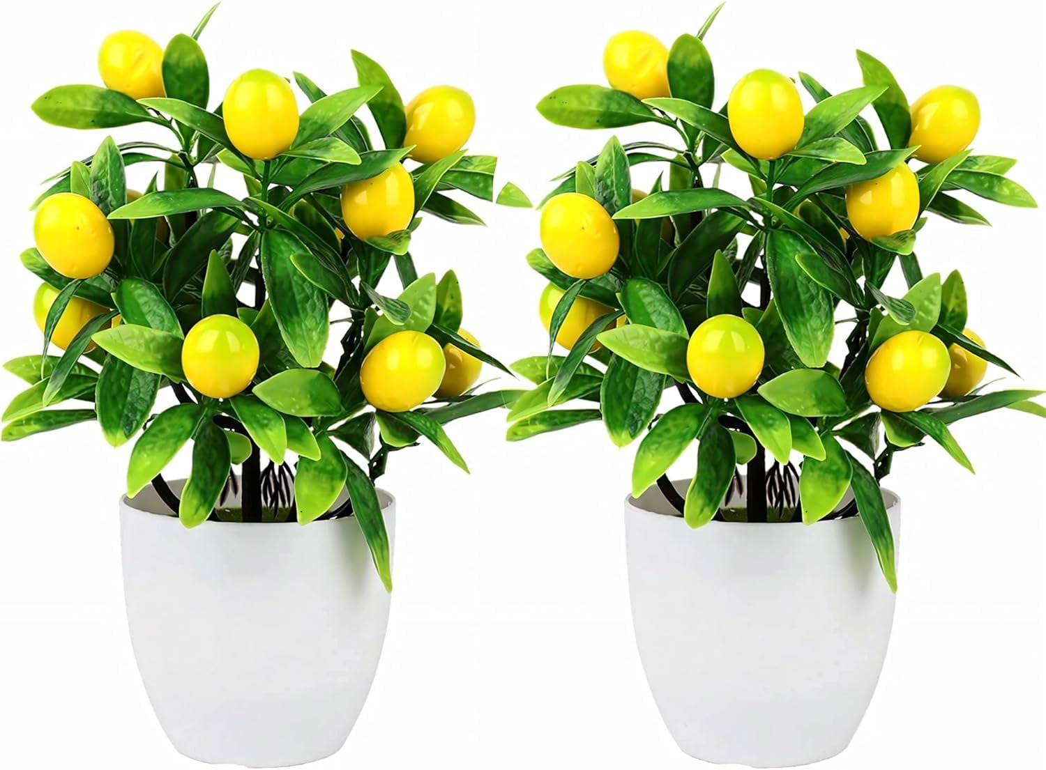 Artificial Plants Trees Indoor Outdoor: Fake Lemon Tree,Artificial ...