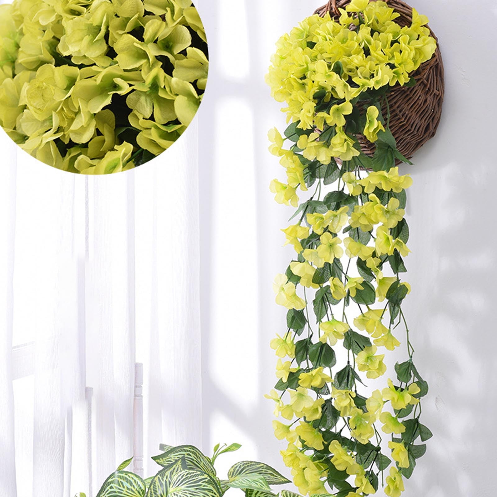 Artificial Plants and Flowers, Flower Vines for Decoration, Faux ...