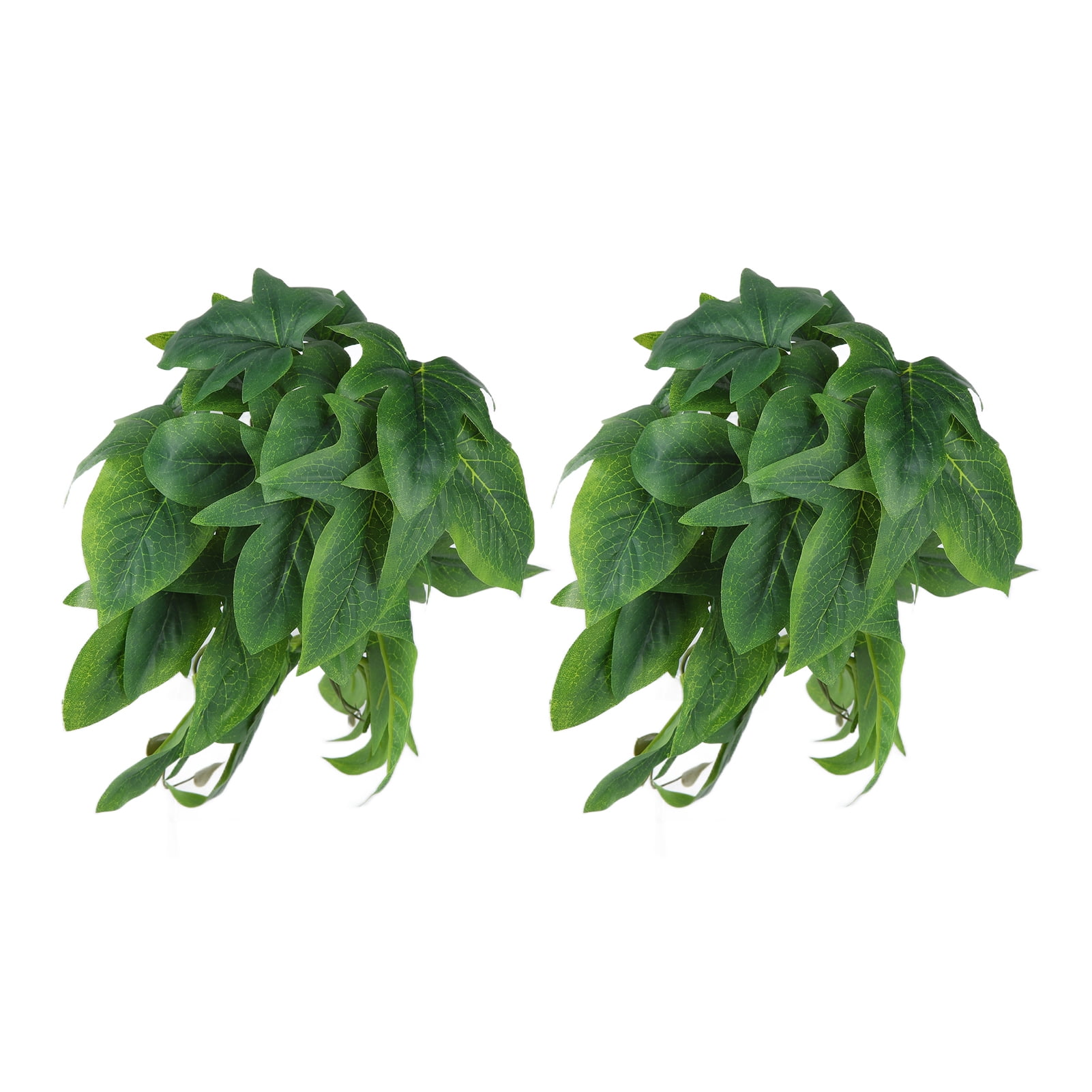 Artificial Plastic Plant,Lifelike Plastic Leaves,2PCS Artificial Water ...