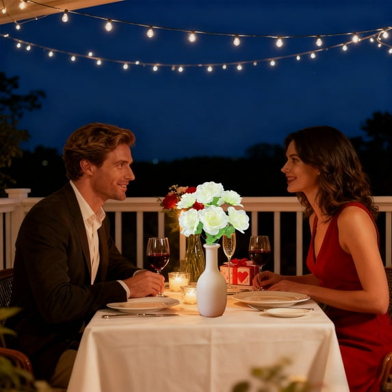 Artificial Poinsettia Flowers 7 Heads 13inch Artificial Poinsettia ...