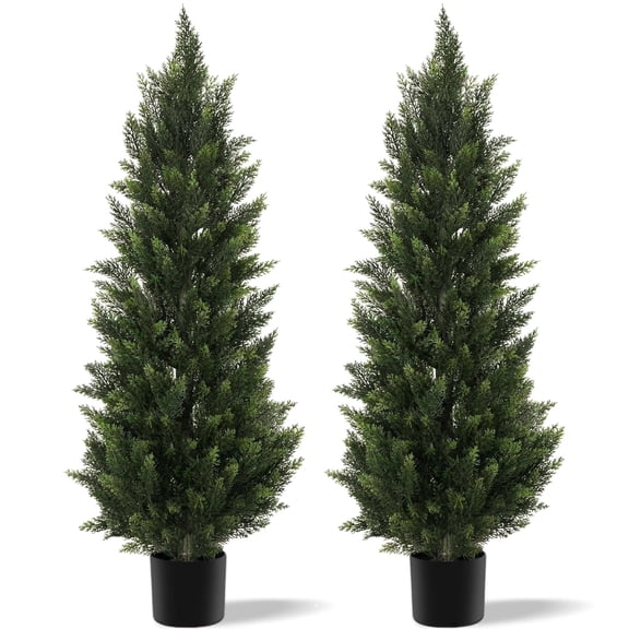 Tall UV Resistant Ficus Tree Artificial，7ft(84in) Realistic Texture ...