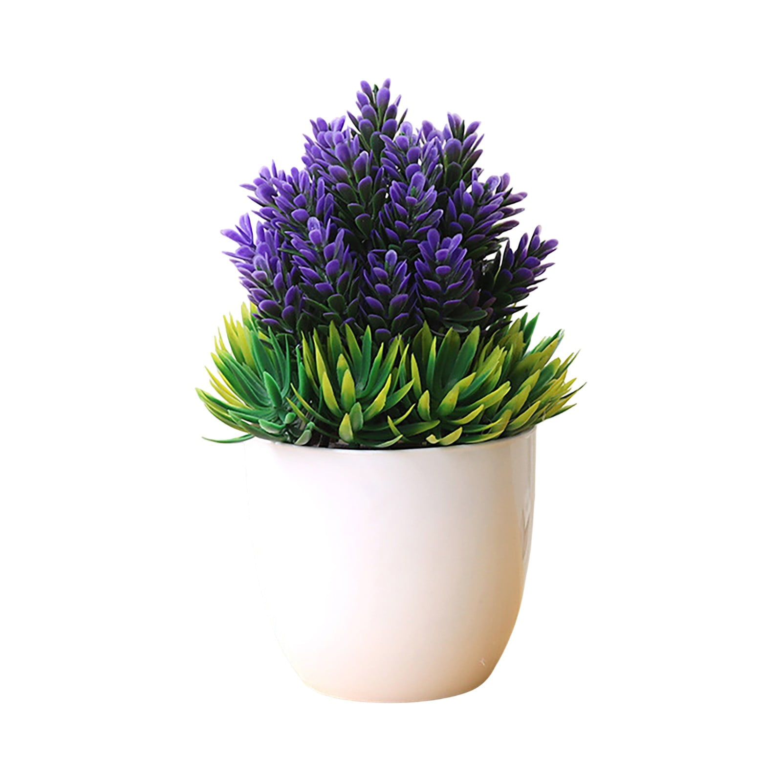 Artificial Potted Plant Set, Realistic Faux Green Plant Combination ...