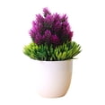 Artificial Potted Plant Set, Realistic Faux Green Plant Combination ...