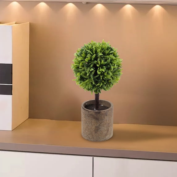 Artificial Potted Plants, Faux Greenery for Home Office, Decorative ...