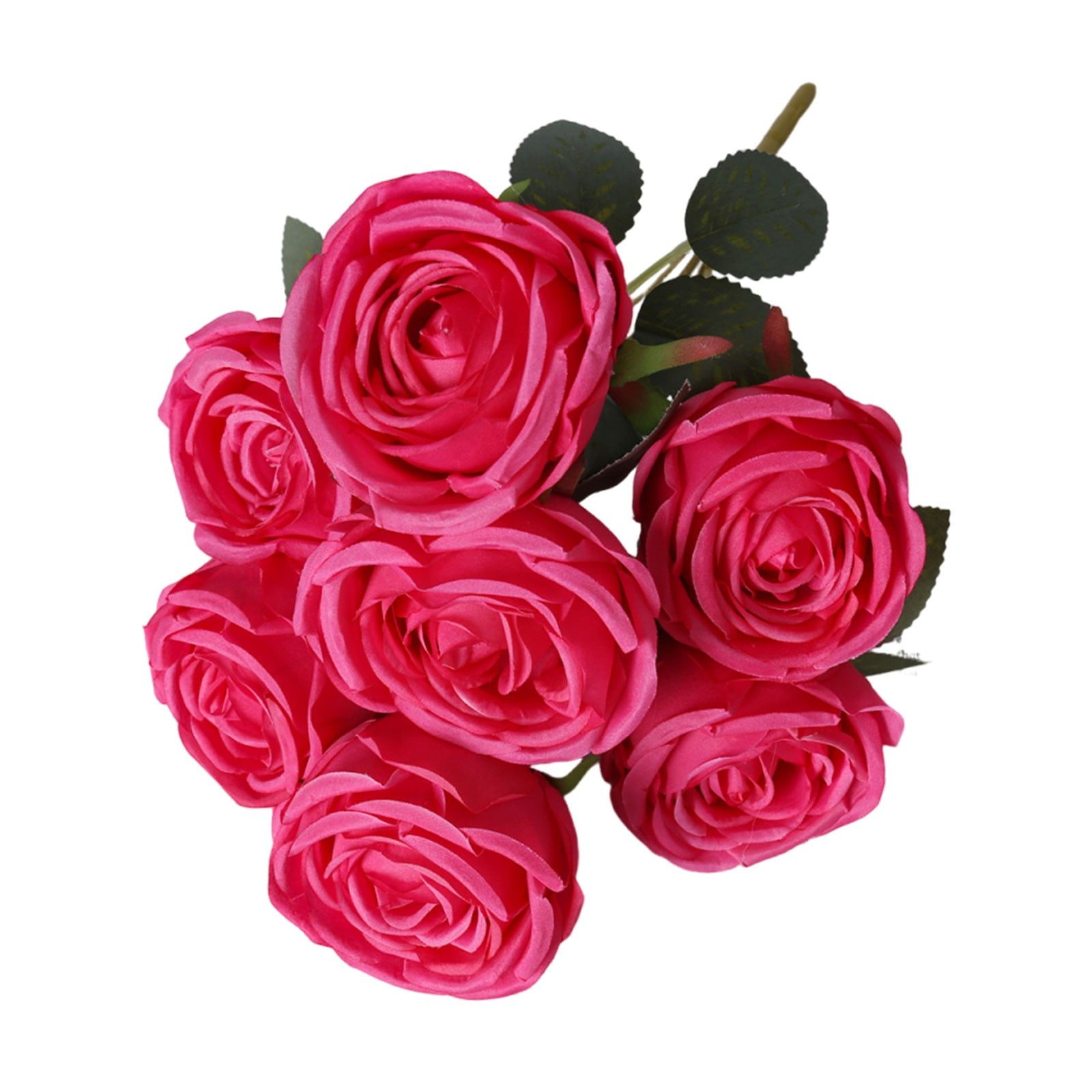 Artificial Princess Rose Bouquet Fake Flowers Home Table Decor Wedding ...