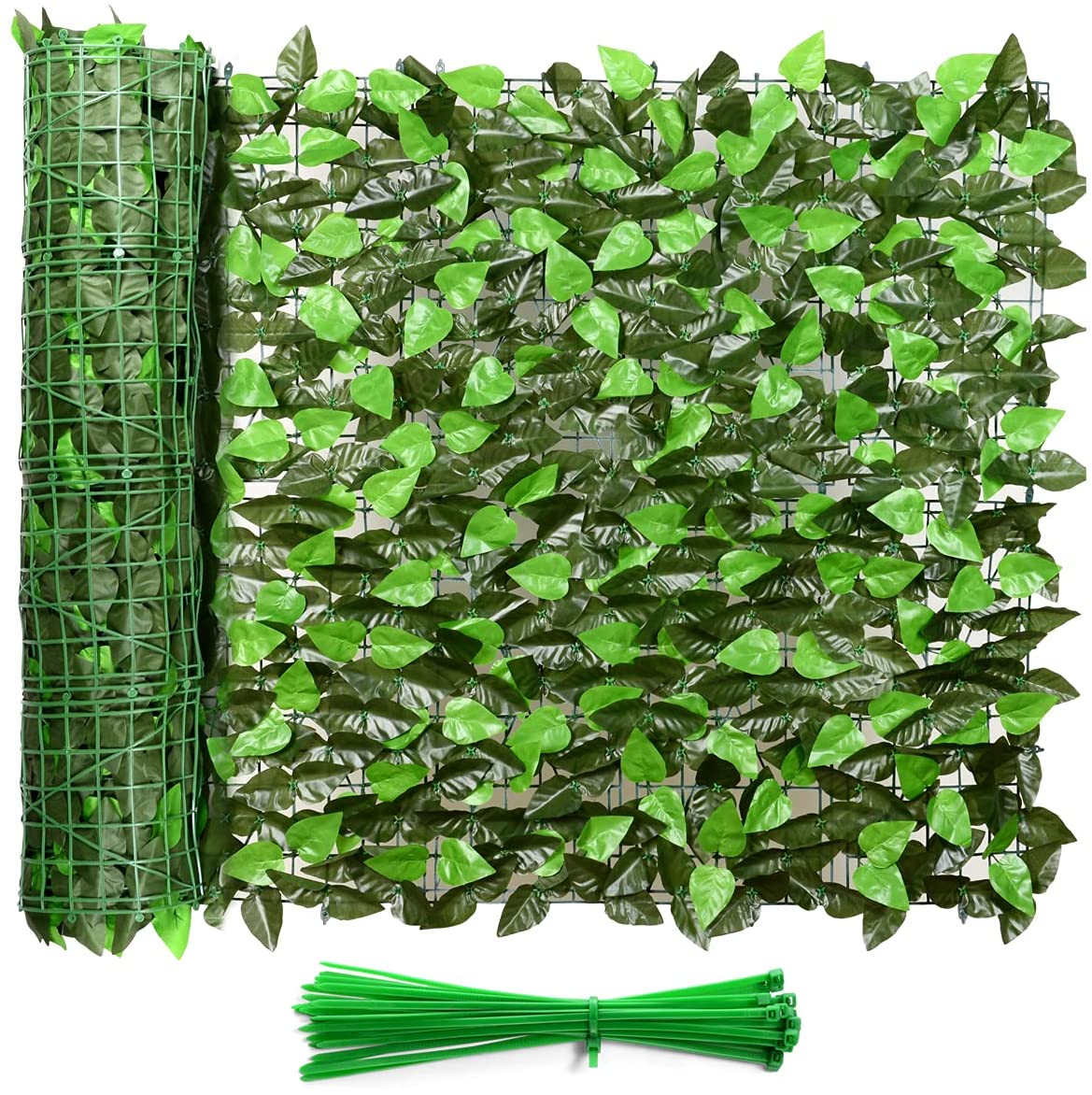 Artificial Privacy Fence Screen 120"X40", Artificial Hedges Fence Faux ...