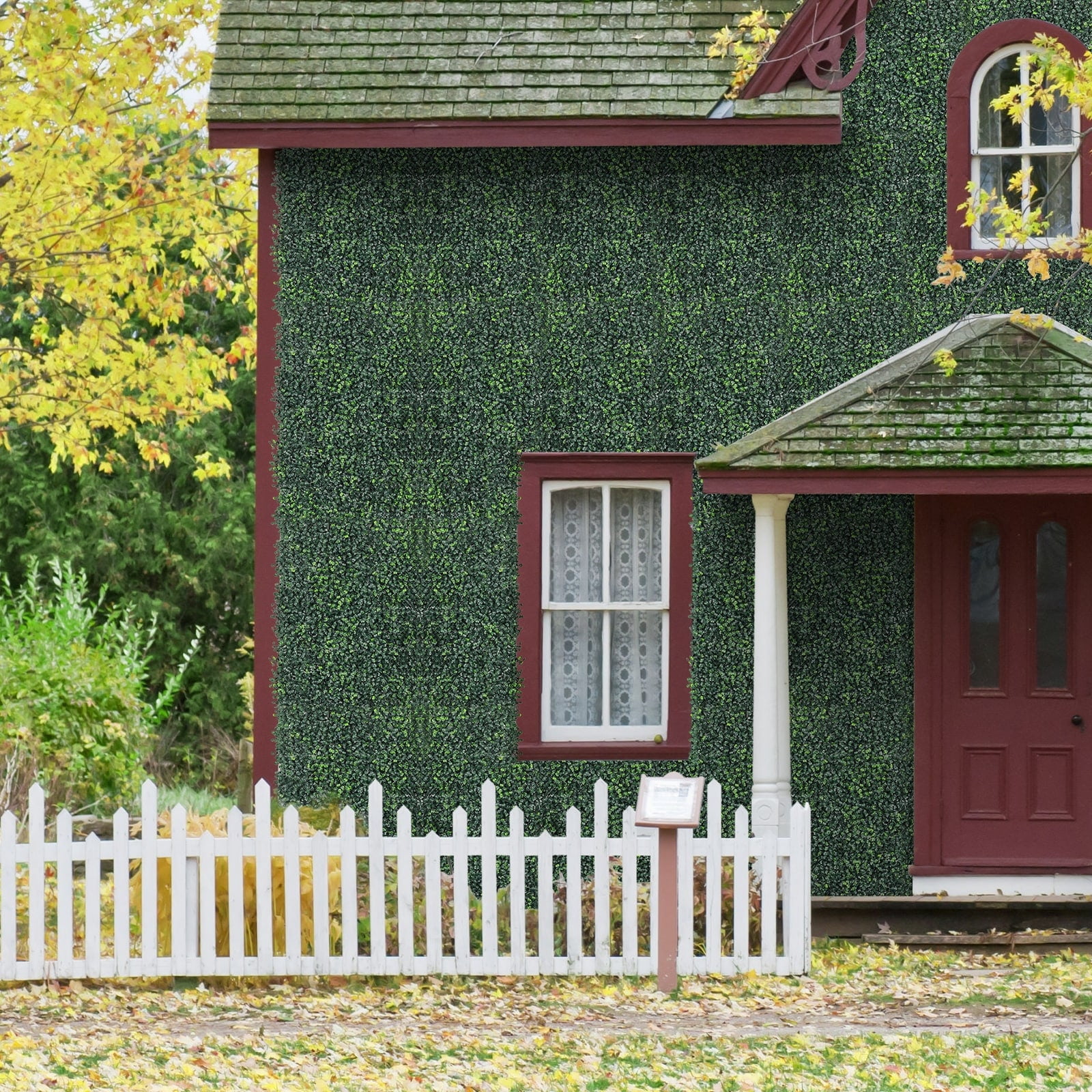 Artificial Privacy Fence Screen Decorative Fence for Outdoor, Garden,12 ...