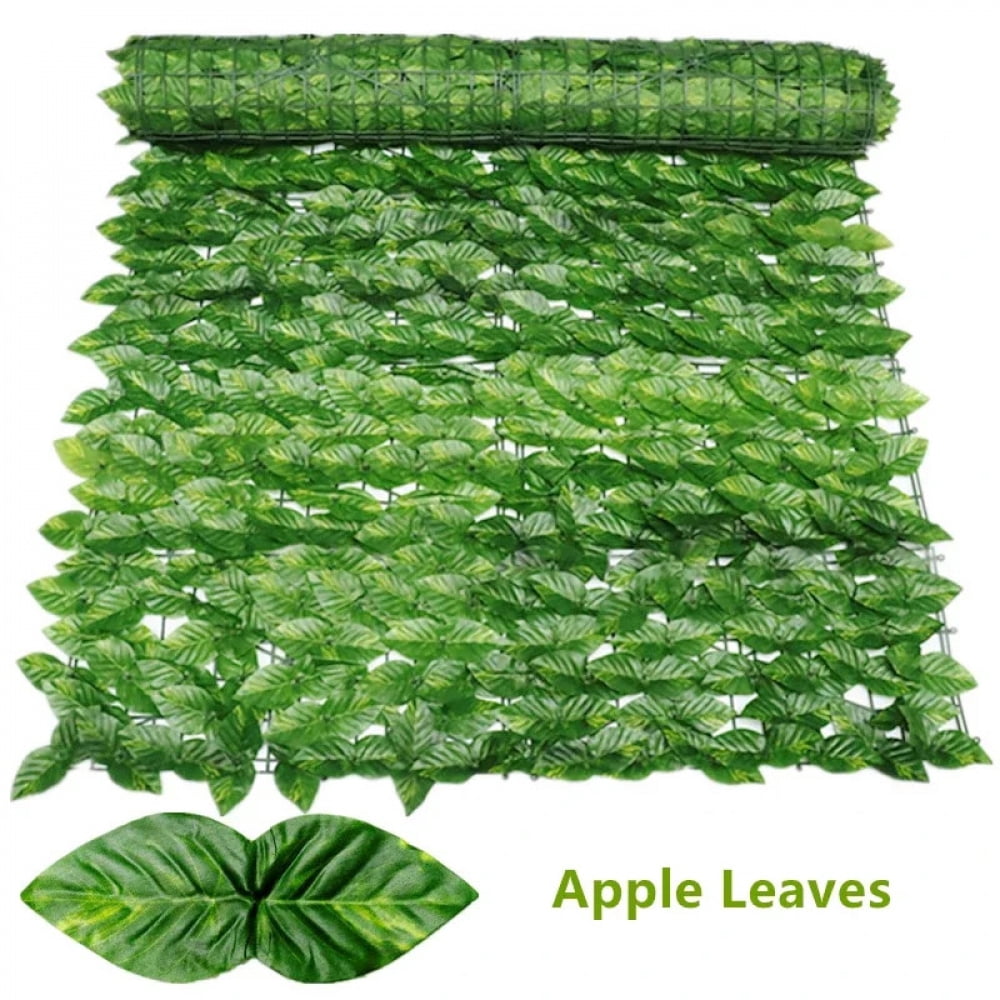 Artificial Privacy Fence Screen Faux Ivy Leaf Hedges 200/100cm Long ...