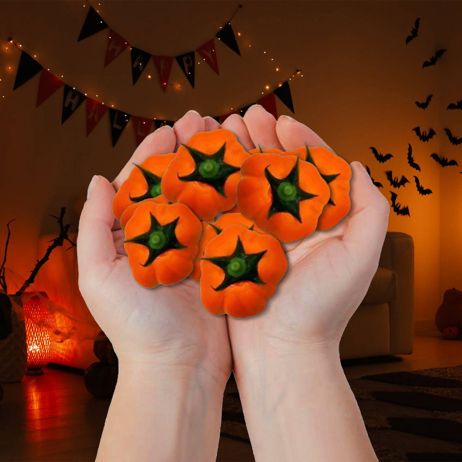 Artificial Pumpkin Decor Set | Realistic Foam Pumpkin Models - Crooked ...