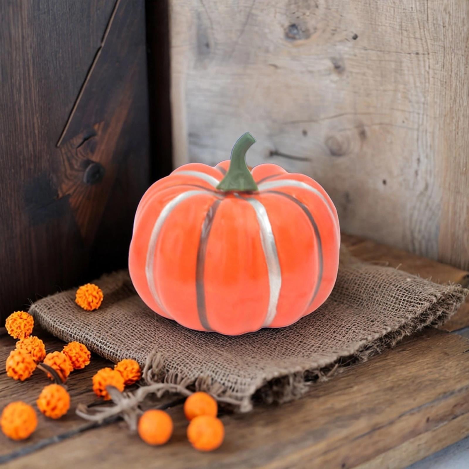 Artificial Pumpkin Foam Pumpkin Lifelike Fall Harvest Decorative ...