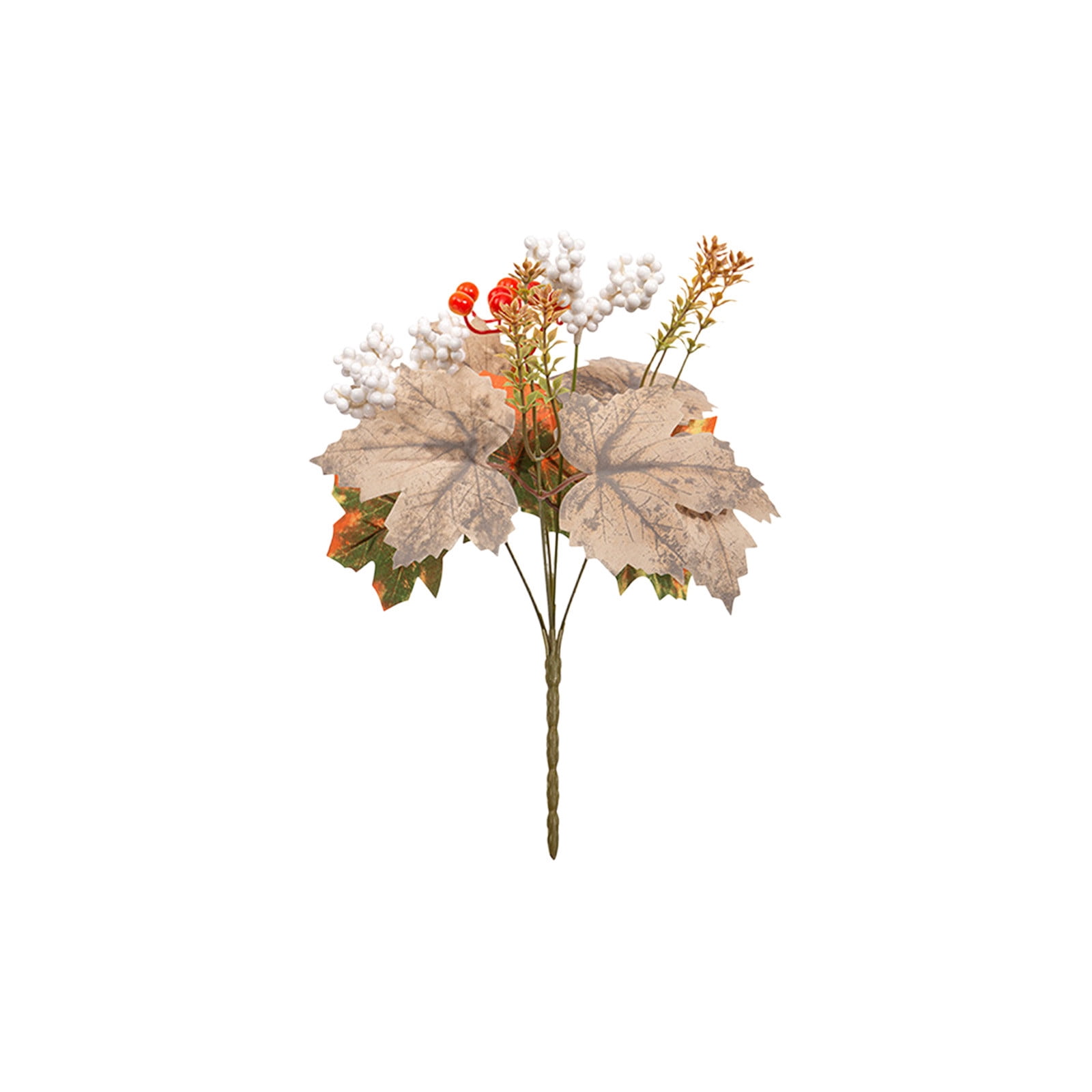 Artificial Pumpkin Maple Leaf Bunch, Thanksgiving Harvest Festival ...
