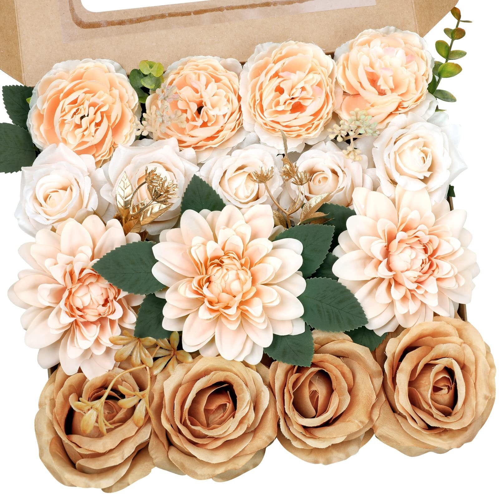 Artificial Purple Flowers Combo Silk Mix Peony Rose Hydrangea Fake ...