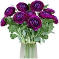 Artificial Ranunculus Flowers With Real Touch Stem Silk Ranunculus
