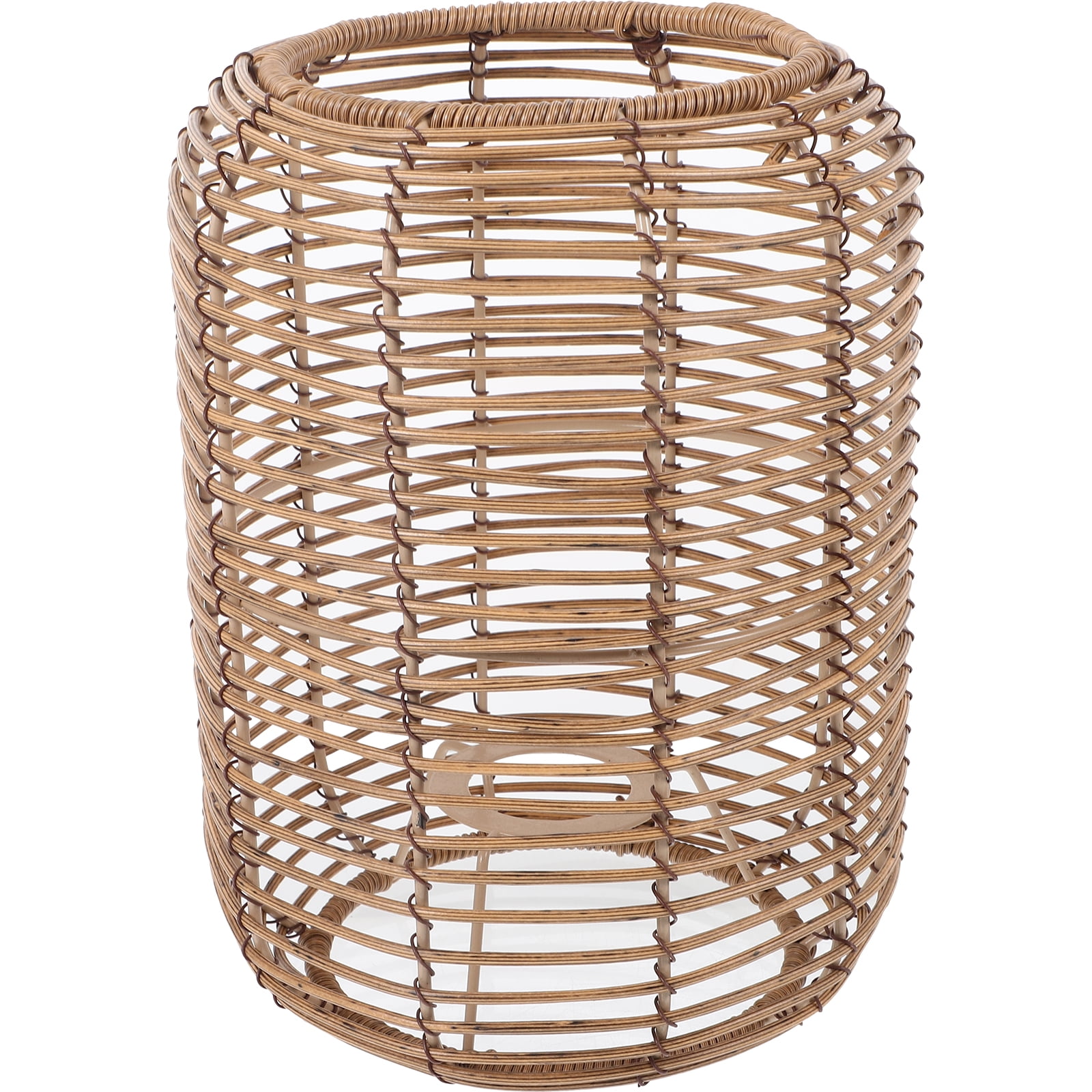 FUEENIRVA Artificial Rattan Pendant Lamp Shade Light Brown Decorative ...