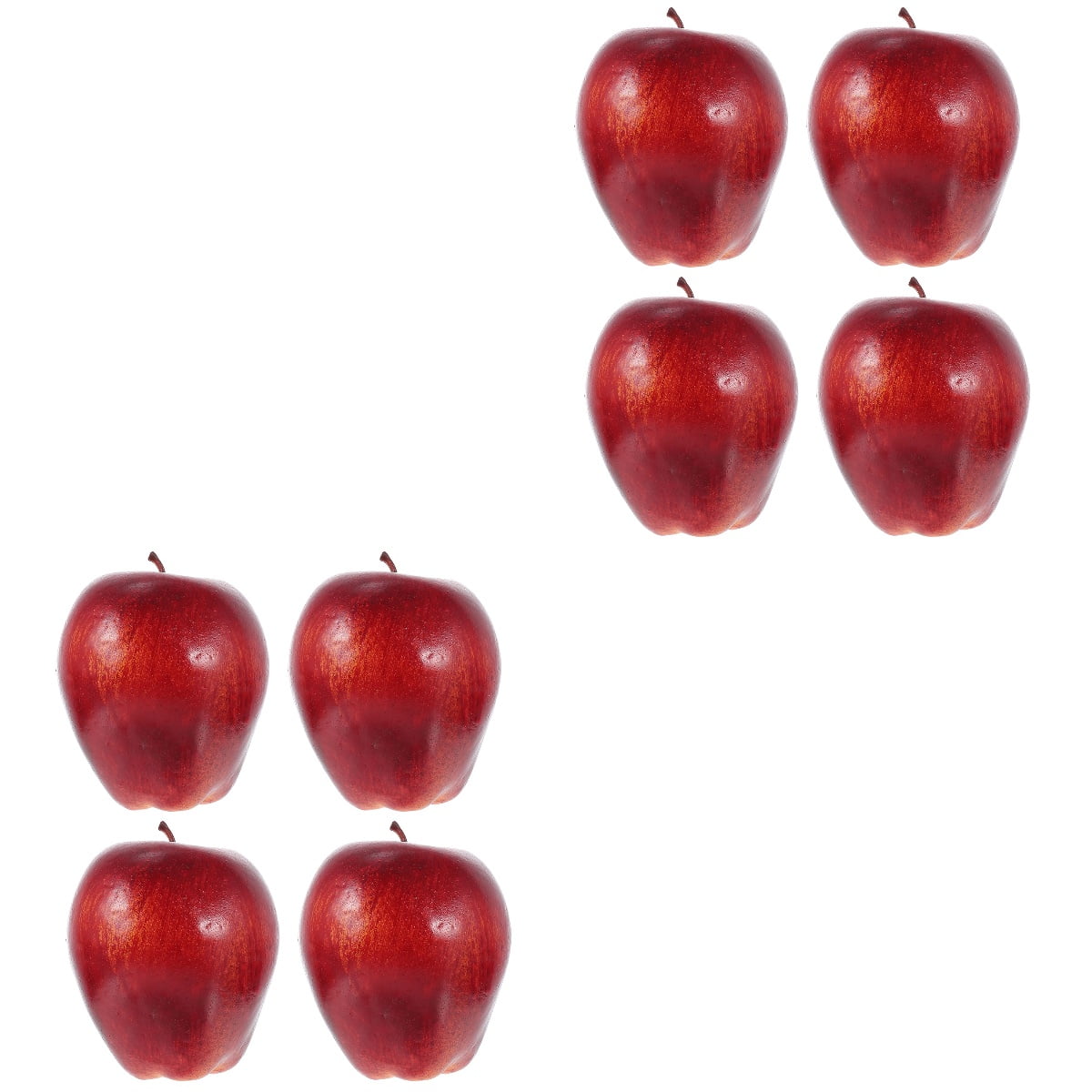 Artificial Red Delicious Apples,8 Pcs Lifelike Red Delicious Apples ...