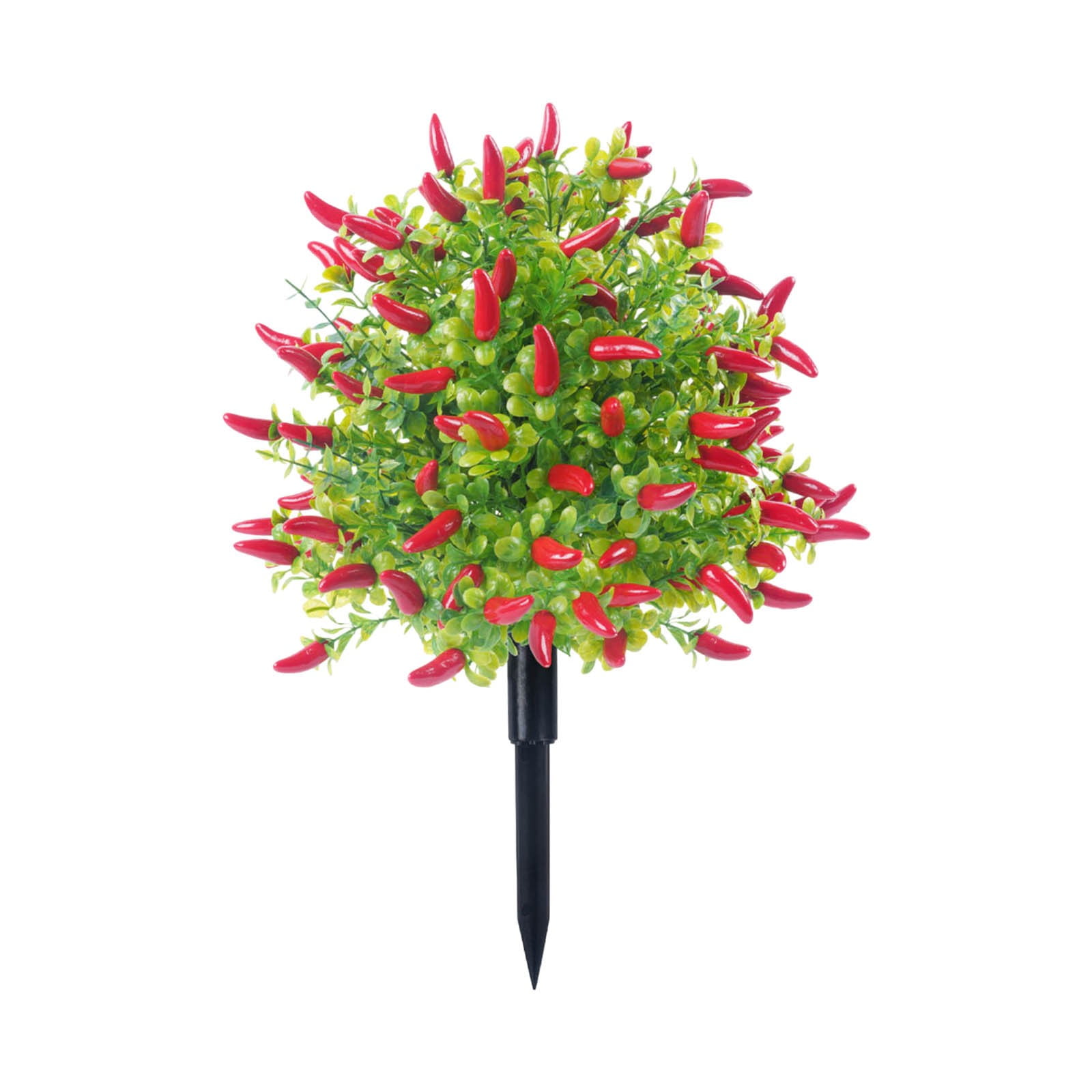 Artificial Red Pepper Topiary Ball - Realistic Chili Bouquet with ...